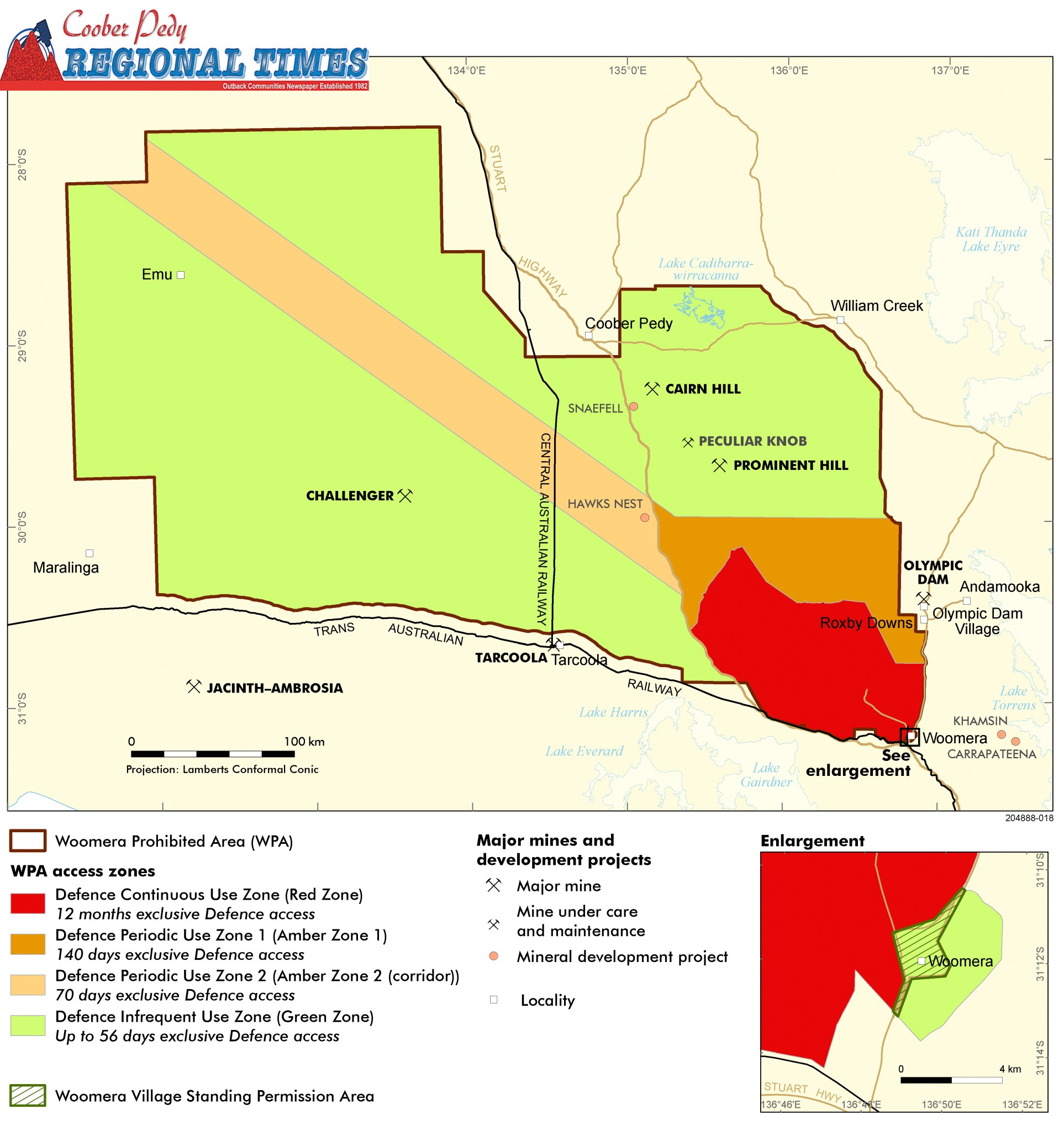 WOOMERA EXCLUSION ZONE – CURRENT ACTIVITY NOV-DEC 2019 – Coober Pedy ...