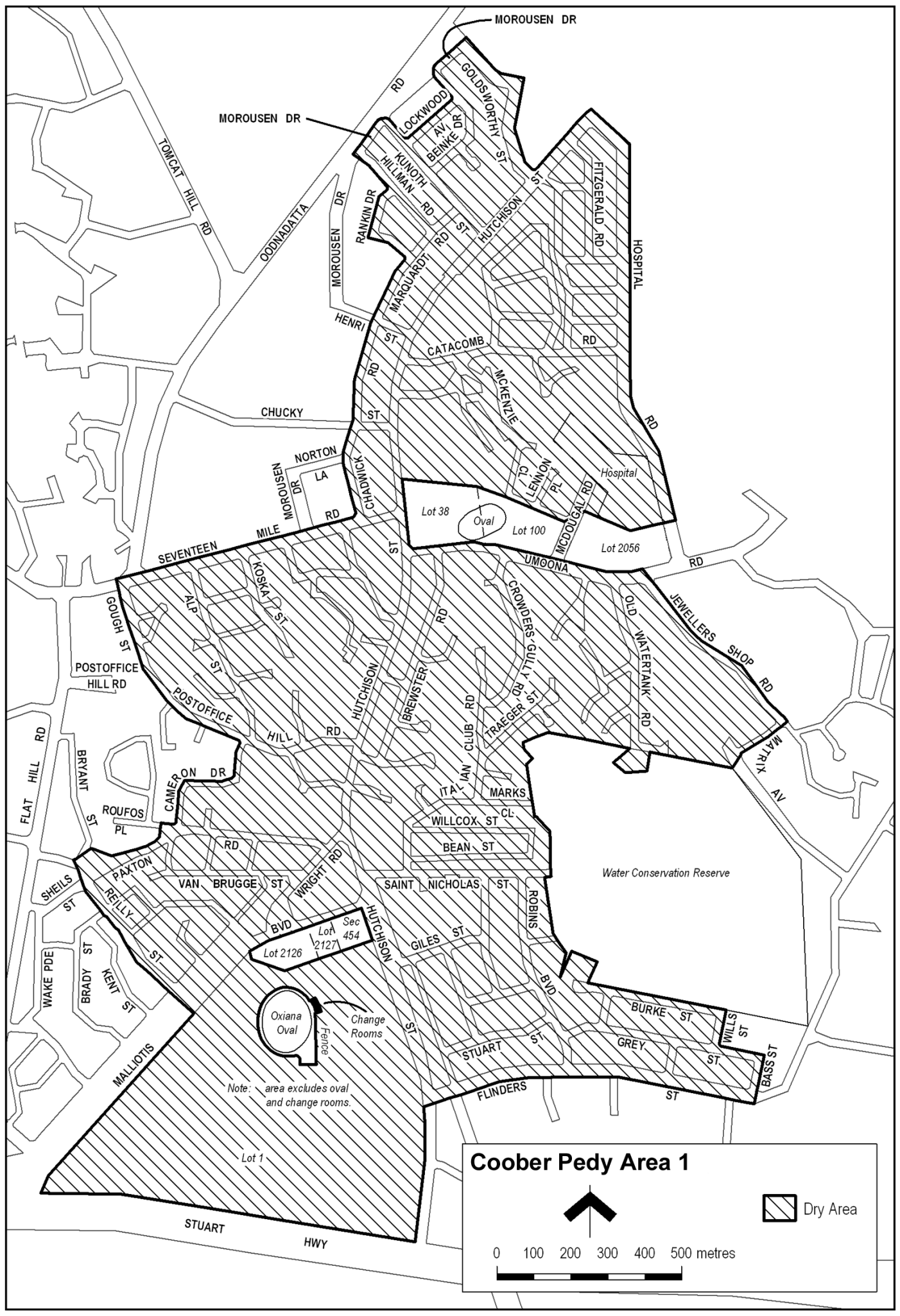 COOBER PEDY DRY AREA MAP – Coober Pedy Regional Times